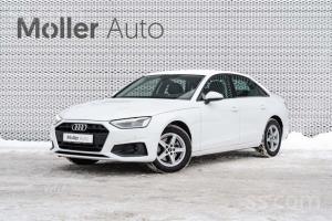 Balts Audi A4 2024 Rīga, ar dzinēja tilpumu 2.00 L un nobraukumu 14 tūkst. km par 32900 €, foto  vietnē AUTOMOTO.COM.LV