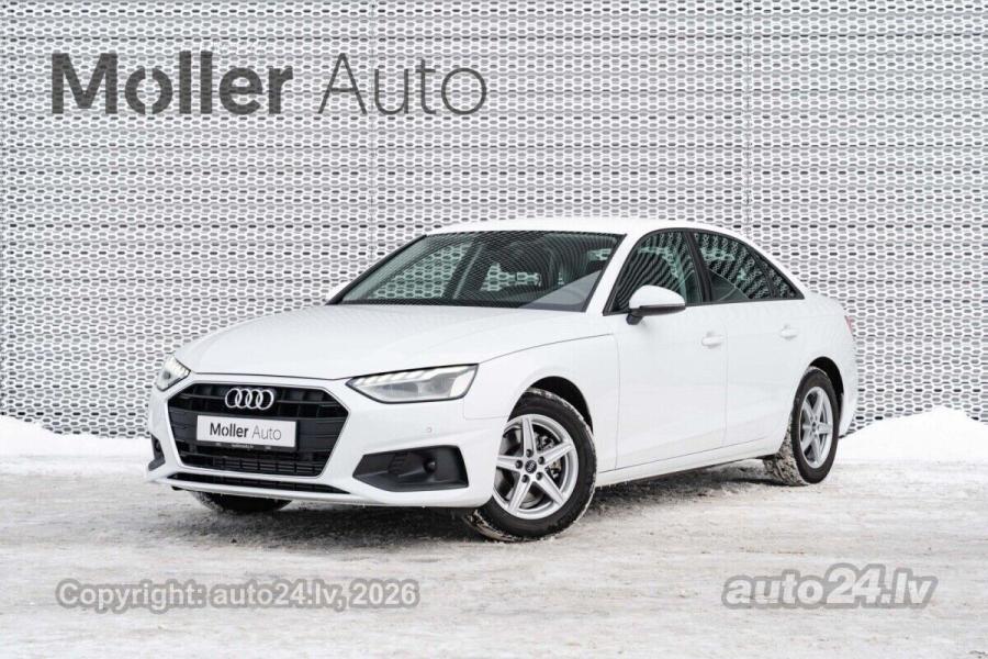 Balts Audi A4 2024 Rīga, ar dzinēja tilpumu 2.00 L un nobraukumu 2 tūkst. km par 31666 €, foto 1 vietnē AUTOMOTO.COM.LV