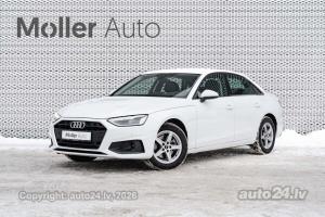 Balts Audi A4 2024 Rīga, ar dzinēja tilpumu 2.00 L un nobraukumu 14 tūkst. km par 31666 €, foto  vietnē AUTOMOTO.COM.LV