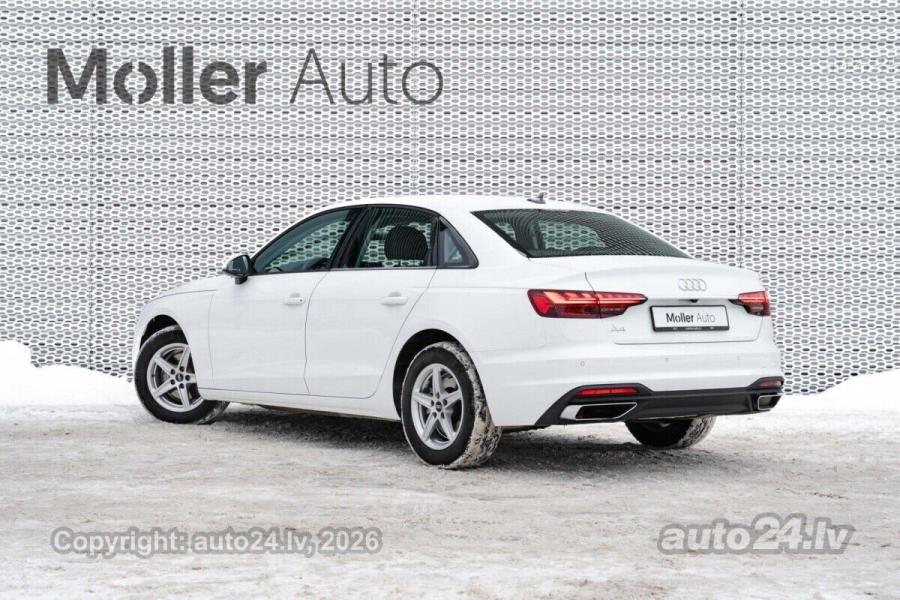 Balts Audi A4 2024 Rīga, ar dzinēja tilpumu 2.00 L un nobraukumu 14 tūkst. km par 31666 €, foto 4 vietnē AUTOMOTO.COM.LV