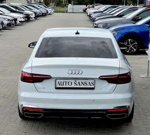 White Audi A4 2024 in Taurage, with an engine capacity of 2.00 L and mileage of 50 thousand km for 20800 €, photo 11 on AUTOMOTO.COM.LV