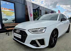 White Audi A4 2024 in Taurage, with an engine capacity of 2.00 L and mileage of 50 thousand km for 20800 €, photo 12 on AUTOMOTO.COM.LV