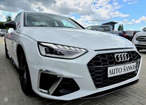 White Audi A4 2024 in Taurage, with an engine capacity of 2.00 L and mileage of 50 thousand km for 20800 €, photo 13 on AUTOMOTO.COM.LV