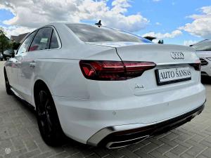 White Audi A4 2024 in Taurage, with an engine capacity of 2.00 L and mileage of 50 thousand km for 20800 €, photo 15 on AUTOMOTO.COM.LV