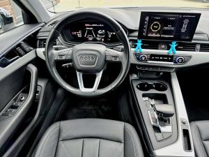 White Audi A4 2024 in Taurage, with an engine capacity of 2.00 L and mileage of 50 thousand km for 20800 €, photo 17 on AUTOMOTO.COM.LV