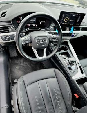 White Audi A4 2024 in Taurage, with an engine capacity of 2.00 L and mileage of 50 thousand km for 20800 €, photo 26 on AUTOMOTO.COM.LV