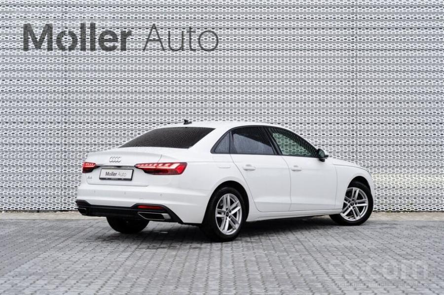 Balts Audi A4 2024 Rīga, ar dzinēja tilpumu 2.00 L un nobraukumu 34 tūkst. km par 28850 €, foto 5 vietnē AUTOMOTO.COM.LV