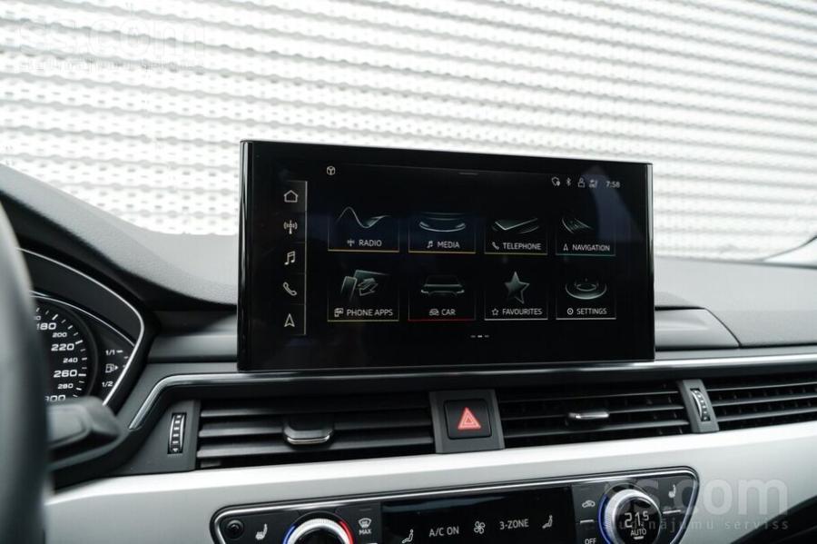 Balts Audi A4 2024 Rīga, ar dzinēja tilpumu 2.00 L un nobraukumu 34 tūkst. km par 28850 €, foto 17 vietnē AUTOMOTO.COM.LV