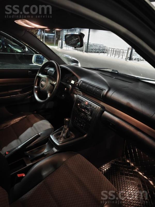 White Audi A4 2001 in Saldus, with an engine capacity of 1.90 L and mileage of 256 thousand km for 1950 €, photo 6 on AUTOMOTO.COM.LV