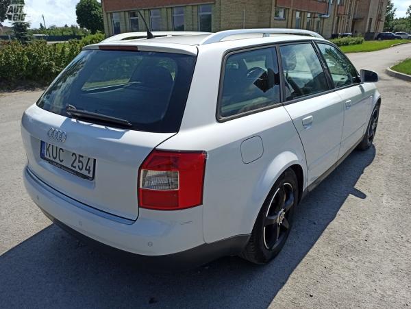 White Audi A4 2001 in Vilnius, with an engine capacity of 2.50 L and mileage of 374 thousand km for 1200 €, photo 4 on AUTOMOTO.COM.LV