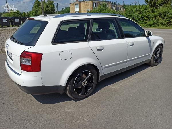 White Audi A4 2001 in Vilnius, with an engine capacity of 2.50 L and mileage of 374 thousand km for 1200 €, photo 7 on AUTOMOTO.COM.LV