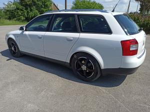 White Audi A4 2001 in Vilnius, with an engine capacity of 2.50 L and mileage of 374 thousand km for 1200 €, photo 9 on AUTOMOTO.COM.LV