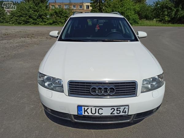 White Audi A4 2001 in Vilnius, with an engine capacity of 2.50 L and mileage of 374 thousand km for 1200 €, photo 9 on AUTOMOTO.COM.LV