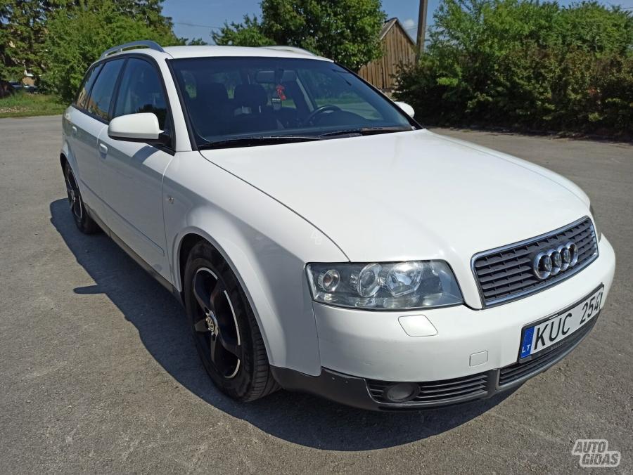 White Audi A4 2001 in Vilnius, with an engine capacity of 2.50 L and mileage of 374 thousand km for 1200 €, photo 11 on AUTOMOTO.COM.LV