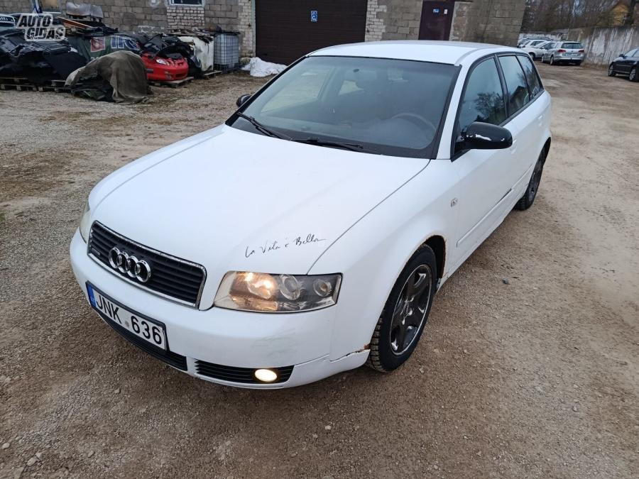White Audi A4 2002 in Joniskis, with an engine capacity of 2.50 L and mileage of 324 thousand km for 750 €, photo 7 on AUTOMOTO.COM.LV