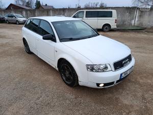 White Audi A4 2002 in Joniskis, with an engine capacity of 2.50 L and mileage of 324 thousand km for 750 €, photo 8 on AUTOMOTO.COM.LV