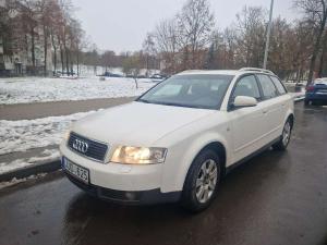 White Audi A4 2003 in Radviliskis, with an engine capacity of 1.89 L and mileage of 415 thousand km for 1250 €, photo  on AUTOMOTO.COM.LV