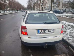 White Audi A4 2003 in Radviliskis, with an engine capacity of 1.89 L and mileage of 415 thousand km for 1250 €, photo 4 on AUTOMOTO.COM.LV