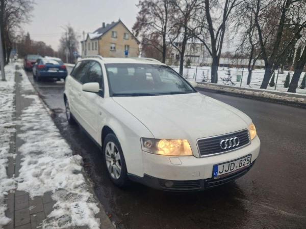 White Audi A4 2003 in Radviliskis, with an engine capacity of 1.89 L and mileage of 415 thousand km for 1250 €, photo 9 on AUTOMOTO.COM.LV