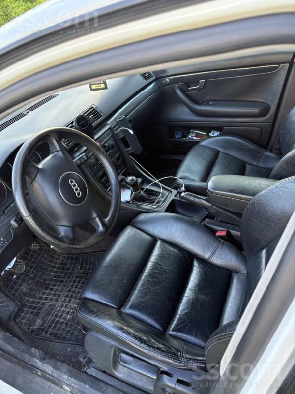 Balts Audi A4 2003 Rēzekne, ar dzinēja tilpumu 1.90 L un nobraukumu 280 tūkst. km par 1650 €, foto 2 vietnē AUTOMOTO.COM.LV