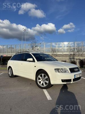 White Audi A4 2004 in Riga, with an engine capacity of 1.90 L and mileage of 407 thousand km for 1850 €, photo  on AUTOMOTO.COM.LV