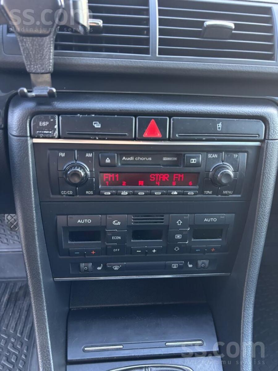 Balts Audi A4 2004 Rīga, ar dzinēja tilpumu 1.90 L un nobraukumu 407 tūkst. km par 1850 €, foto 10 vietnē AUTOMOTO.COM.LV