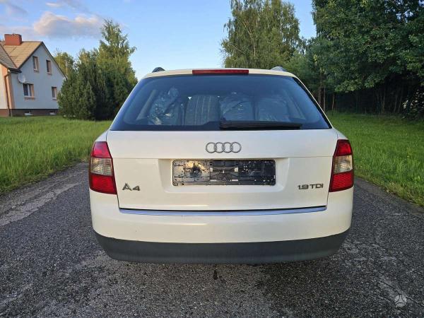 White Audi A4 2004 in Utena, with an engine capacity of 1.90 L and mileage of 256 thousand km for 2000 €, photo 3 on AUTOMOTO.COM.LV