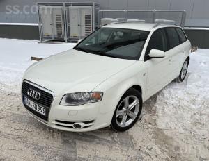 White Audi A4 2006 in Riga, with an engine capacity of 1.90 L and mileage of 285 thousand km for 2850 €, photo  on AUTOMOTO.COM.LV