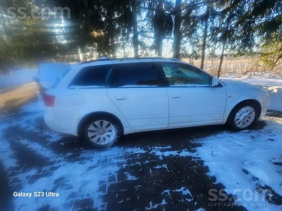 White Audi A4 2006 in Riga, with an engine capacity of 2.00 L and mileage of 0 thousand km for 3500 €, photo 2 on AUTOMOTO.COM.LV