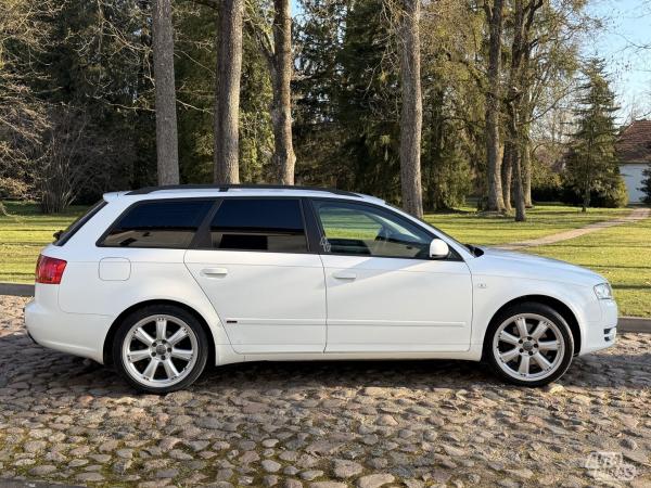 White Audi A4 2006 in Kaunas, with an engine capacity of 2.00 L and mileage of 292 thousand km for 2699 €, photo 4 on AUTOMOTO.COM.LV