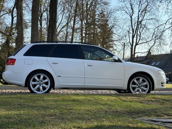 White Audi A4 2006 in Kaunas, with an engine capacity of 2.00 L and mileage of 292 thousand km for 2699 €, photo 6 on AUTOMOTO.COM.LV