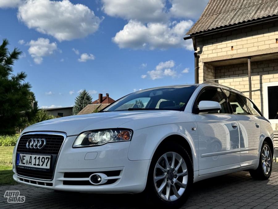 White Audi A4 2006 in Kaunas, with an engine capacity of 2.00 L and mileage of 288 thousand km for 3450 €, photo 6 on AUTOMOTO.COM.LV