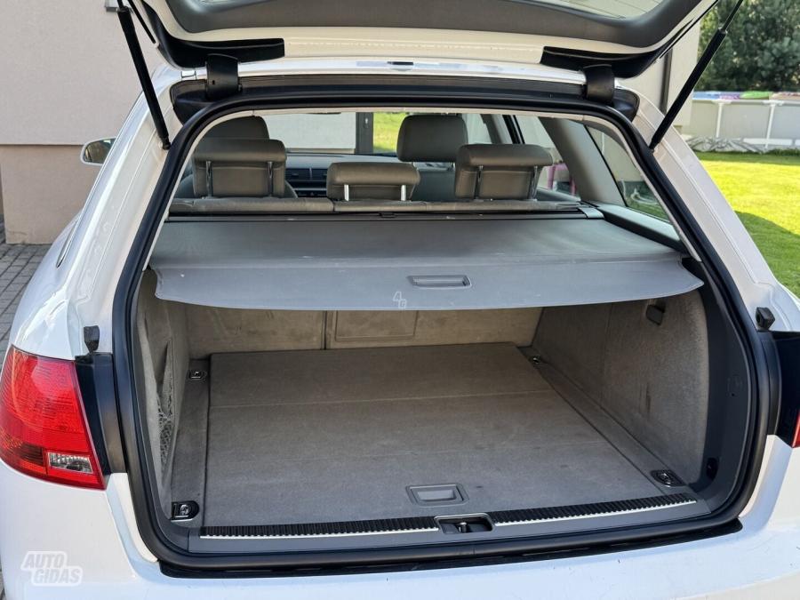 White Audi A4 2006 in Kaunas, with an engine capacity of 2.00 L and mileage of 288 thousand km for 3450 €, photo 16 on AUTOMOTO.COM.LV
