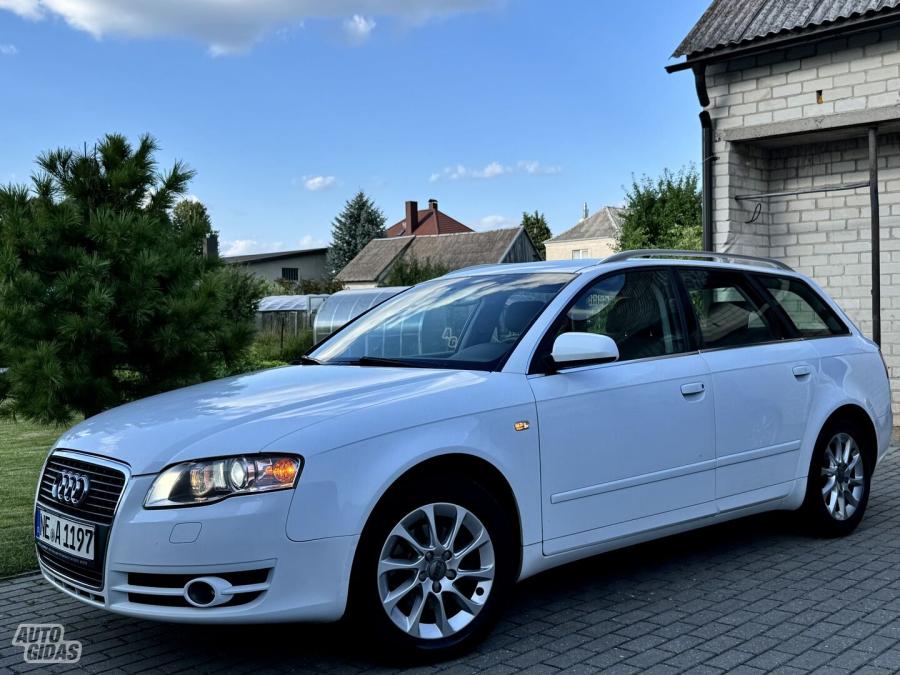 Balts Audi A4 2006 Kauņa, ar dzinēja tilpumu 2.00 L un nobraukumu 280 tūkst. km par 2999 €, foto 1 vietnē AUTOMOTO.COM.LV