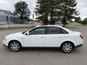 White Audi A4 2006 in Ukmerge, with an engine capacity of 1.80 L and mileage of 320 thousand km for 650 €, photo 3 on AUTOMOTO.COM.LV