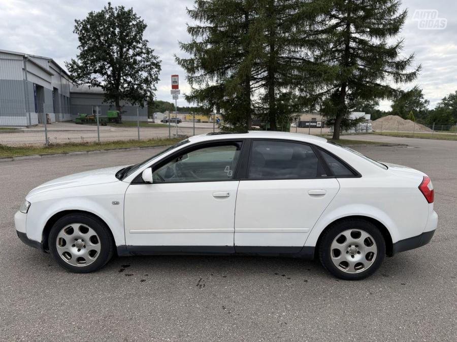 White Audi A4 2006 in Ukmerge, with an engine capacity of 1.80 L and mileage of 320 thousand km for 650 €, photo 3 on AUTOMOTO.COM.LV