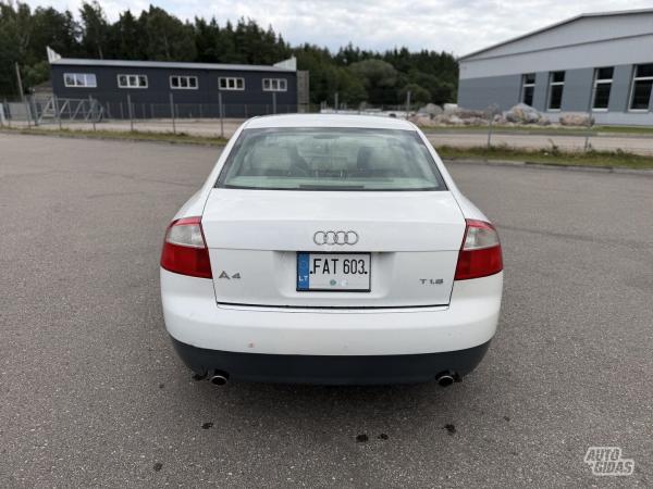White Audi A4 2006 in Ukmerge, with an engine capacity of 1.80 L and mileage of 320 thousand km for 650 €, photo 4 on AUTOMOTO.COM.LV