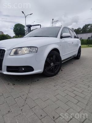 White Audi A4 2007 in Jurmala, with an engine capacity of 2.00 L and mileage of 276 thousand km for 4500 €, photo  on AUTOMOTO.COM.LV