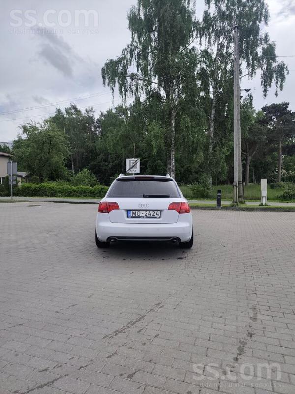 White Audi A4 2007 in Jurmala, with an engine capacity of 2.00 L and mileage of 276 thousand km for 4500 €, photo 4 on AUTOMOTO.COM.LV