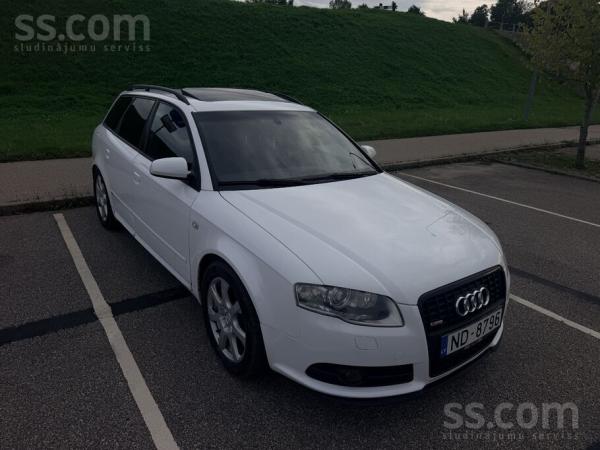 Ауди А4 2007 в Даугавпилс на AUTOMOTO.COM.LV Белый Ауди А4 2007 в Даугавпилс, объемом двигателя 2.00 л и пробегом 340 тыс. км за 4250 €, фото 3 на AUTOMOTO.COM.LV