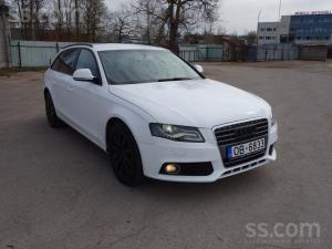 White Audi A4 2008 in Riga, with an engine capacity of 2.00 L and mileage of 0 thousand km for 9500 €, photo 2 on AUTOMOTO.COM.LV