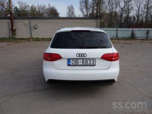 White Audi A4 2008 in Riga, with an engine capacity of 2.00 L and mileage of 0 thousand km for 9500 €, photo 4 on AUTOMOTO.COM.LV