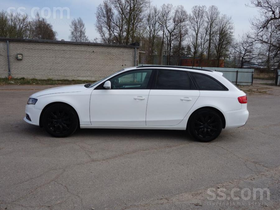 White Audi A4 2008 in Riga, with an engine capacity of 2.00 L and mileage of 0 thousand km for 9500 €, photo 9 on AUTOMOTO.COM.LV