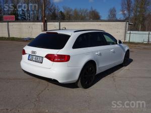 White Audi A4 2008 in Riga, with an engine capacity of 2.00 L and mileage of 0 thousand km for 9500 €, photo 12 on AUTOMOTO.COM.LV