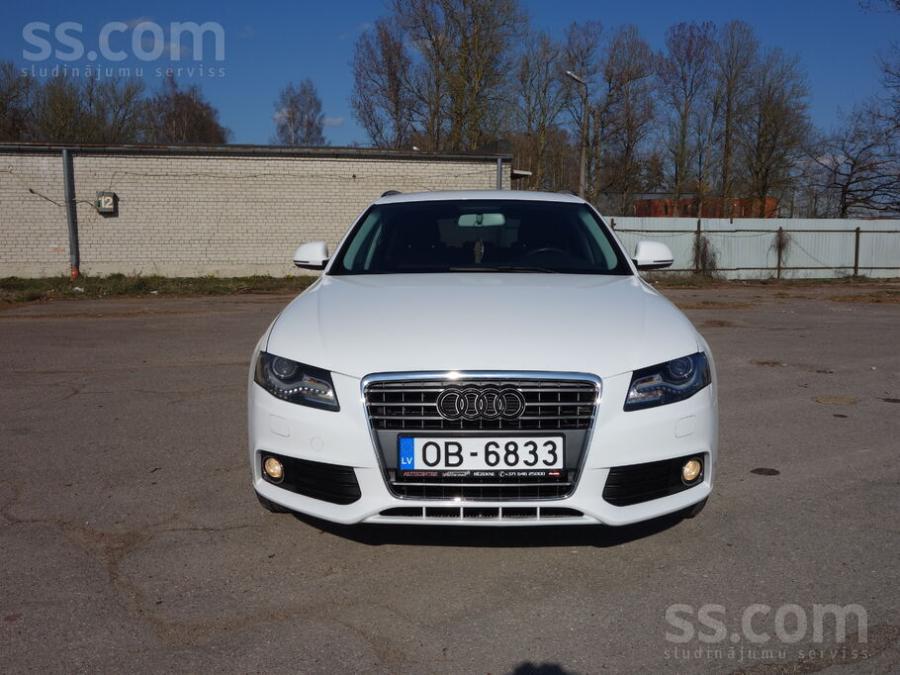 White Audi A4 2008 in Riga, with an engine capacity of 2.00 L and mileage of 0 thousand km for 9500 €, photo 18 on AUTOMOTO.COM.LV