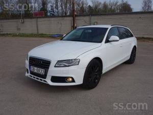 White Audi A4 2008 in Riga, with an engine capacity of 2.00 L and mileage of 0 thousand km for 9500 €, photo 28 on AUTOMOTO.COM.LV