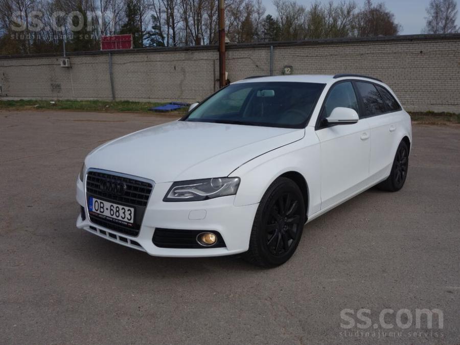 White Audi A4 2008 in Riga, with an engine capacity of 2.00 L and mileage of 0 thousand km for 9500 €, photo 28 on AUTOMOTO.COM.LV