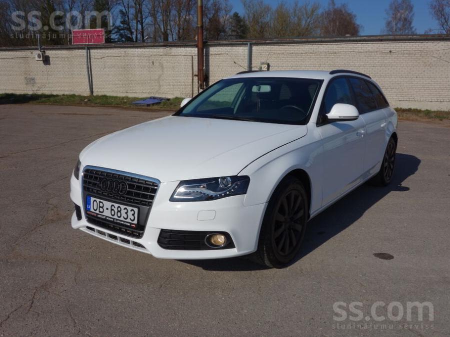 White Audi A4 2008 in Riga, with an engine capacity of 2.00 L and mileage of 0 thousand km for 9500 €, photo 32 on AUTOMOTO.COM.LV
