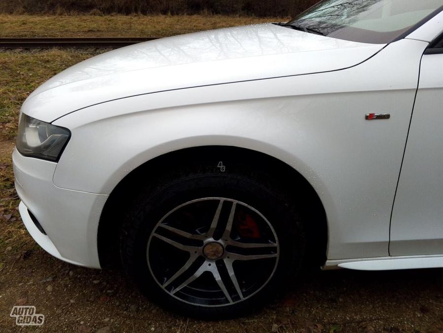 White Audi A4 2008 in Trakai, with an engine capacity of 1.80 L and mileage of 322 thousand km for 3500 €, photo 9 on AUTOMOTO.COM.LV