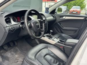 White Audi A4 2008 in Panevezys, with an engine capacity of 2.00 L and mileage of 470 thousand km for 3700 €, photo 12 on AUTOMOTO.COM.LV